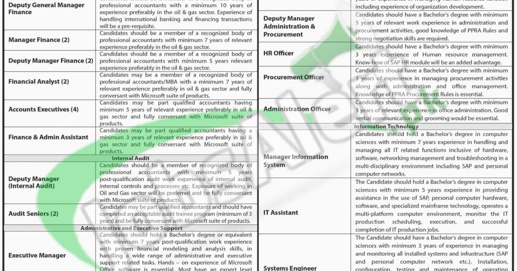 GHPL Pakistan Jobs 2017 Govt Holding Private Limited Latest Add ...