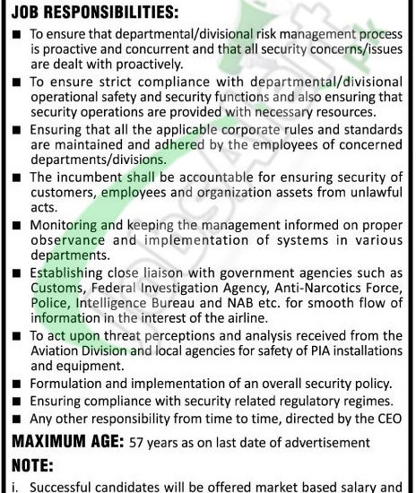 www.piac.com.pk Jobs 2018 PIA – Pakistan International Airlines | Jobs ...