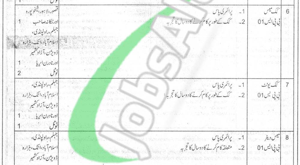 Pak Army Jobs 2019 Headquarter 477 Army Survey Group Engineers | Jobs ...