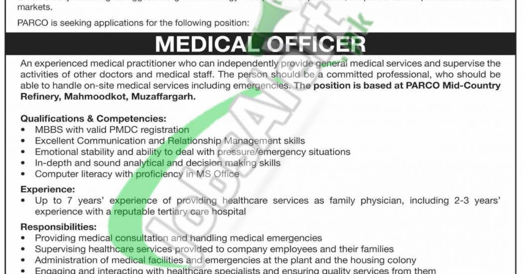 PARCO Jobs 2020 Pak Arab Refinery Limited www.parco.com.pk | Jobs in ...