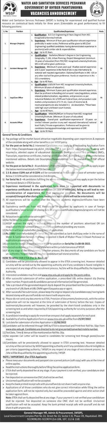 Latest Government Jobs in Pakistan 2022