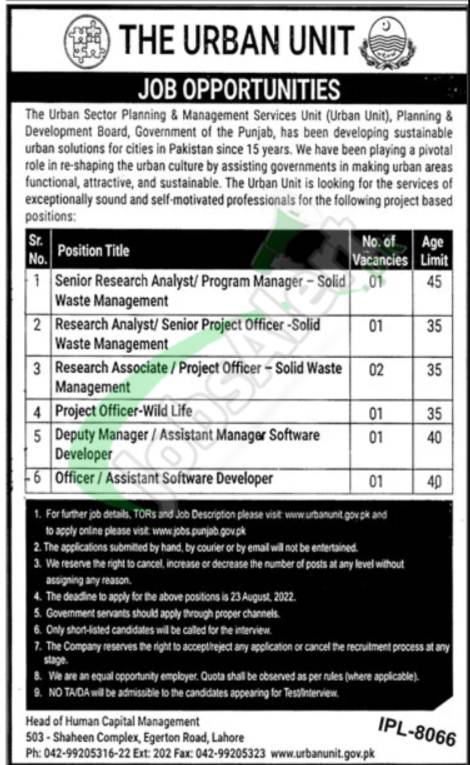 Jobs in Lahore 2022, Latest Private & Govt Jobs in Lahore